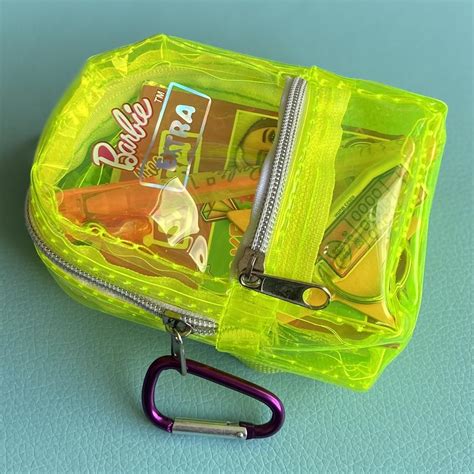 Barbie Mini Backpack Keyring And Stationary Depop