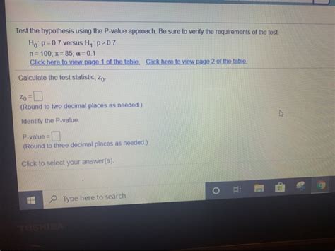 Solved Test The Hypothesis Using The P Value Approach Be