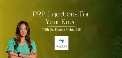 Prp Knee Injections In San Jose Dr Pamela Mehta Md