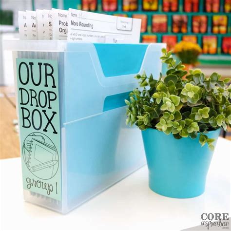 Homework Drop Box A Routine To Organize Homework Collection Core