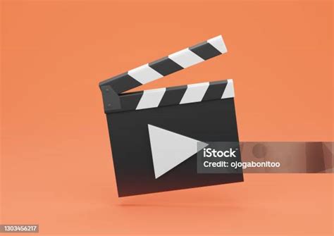 플레이 버튼이 있는 3d 렌더 클래퍼보드 또는 필름 슬레이트 영화 슬레이트에 대한 스톡 사진 및 기타 이미지 영화 슬레이트 3차원 형태 영화 Istock