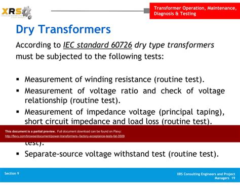 Power Transformers Factory Acceptance Tests Fat Pdf Physics