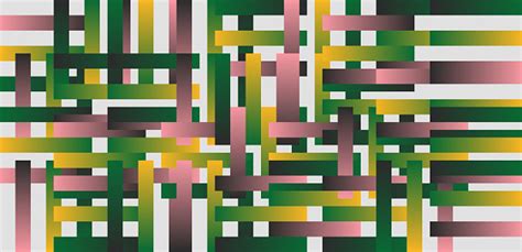 Generative Design Artwork Of Abstract Vector Generated Shapes Composition Stock Illustration