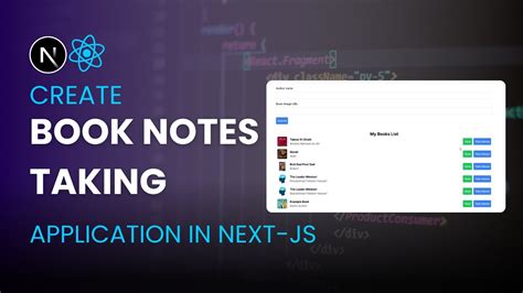 How To Build Book Notes Taking Complete App In Reactjs Using Next Js