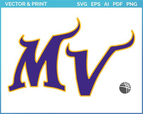 Minnesota Vikings Horn Logo Vector