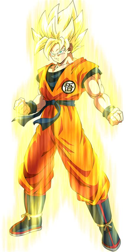 Dbs Goku Ssj With Aura Aura Made By Me By Drzackedit On Deviantart