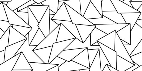 Premium Vector Pile Of Envelope Seamless Pattern