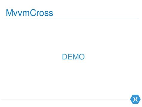 Xamarin Cross Platform With Xamarinform Mvvmcross