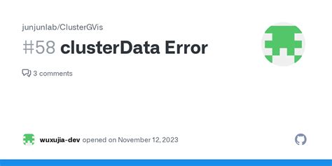 Clusterdata Error Issue Junjunlab Clustergvis Github