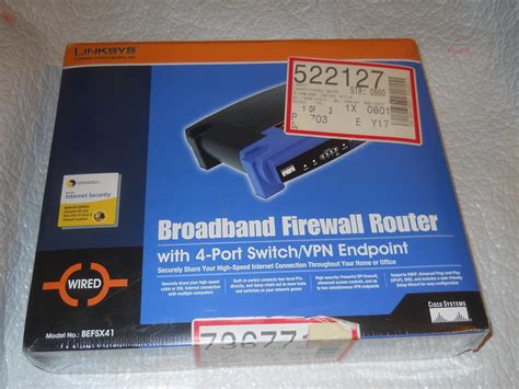 Amazon Com Cisco Linksys BEFSX EtherFast Cable DSL Firewall Router Puertos Switch