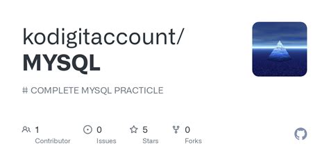 Github Kodigitaccount Mysql Complete Mysql Practicle