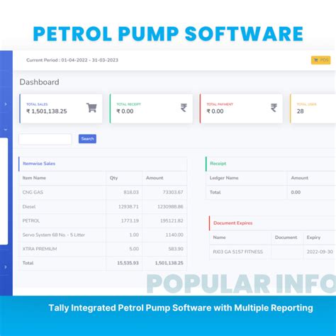 E Petrol Petrol Pump Software Popular Infosys