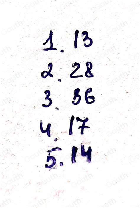 Solved Learning Task 1 Solve The Missing Value Of The Following Data