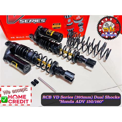 Honda Adv 150160 Rcb Vd Series 395mm Dual Rear Shocks Shopee Philippines