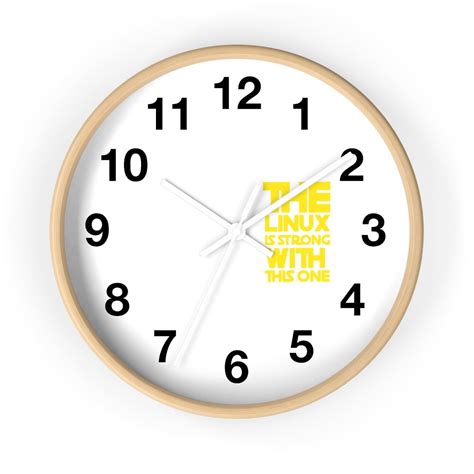Wall Clock Linux Is Strong Ideasgeek