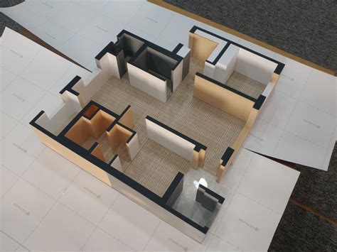 아파트 실내 모형 다만드러