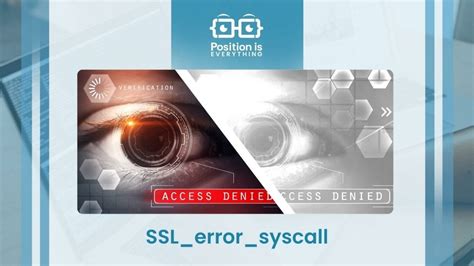 Sslerrorsyscall How To Fix Your Secure Connection Position Is