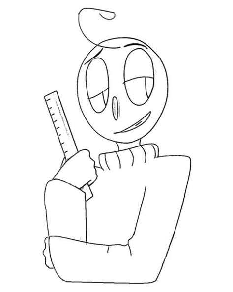 Baldi S Basics Coloring Pages ColoringLib