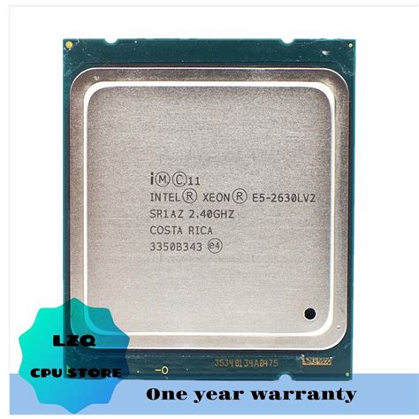 Intel Xeon Processor E5 2630L V2 CPU 2.4GHZ LGA2011 Six Core Server ...