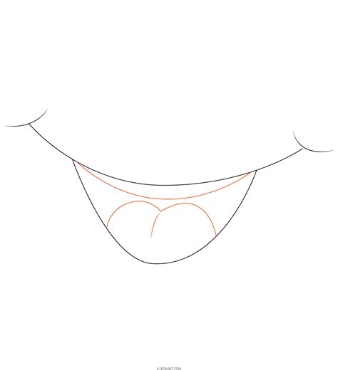 Как нарисовать улыбку поэтапно 🖌 Рисунки карандашом поэтапно