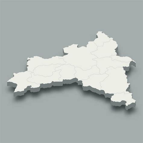 D Isometric Map Eastern Anatolia Region Of Turkey Vector Art At Vecteezy