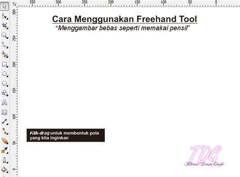 Cara Memakai Freehan Tool Pada CorelDRAW