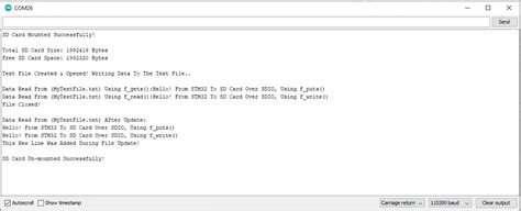 STM32 SDIO SD Card Example With FatFS Interfacing Tutorial DeepBlue