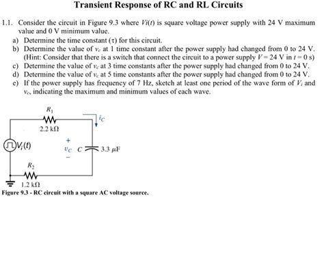 How To Solve Rl And Rc Circuits - Circuit Diagram