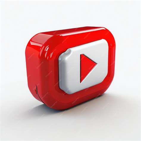 Youtube Logo Png With 3d Style Yt Logo Premium Ai Generated Image