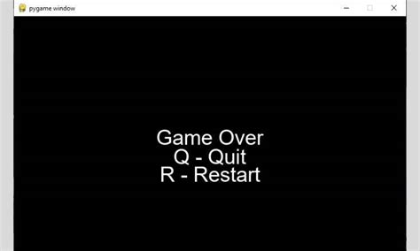 How To Create A Start Menu And Game Over Screen With Pygame