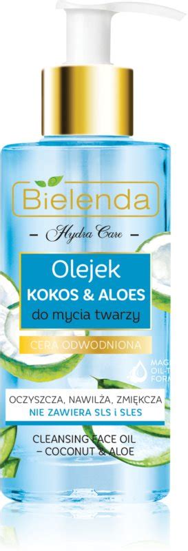 Bielenda Hydra Care Coconut & Aloe aceite facial limpiador para pieles ...