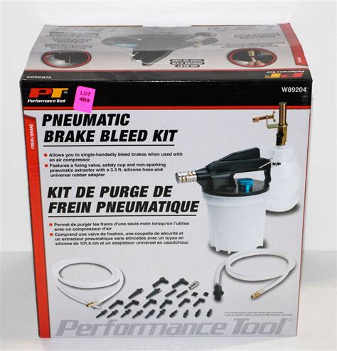 Pneumatic Brake Bleed Kit