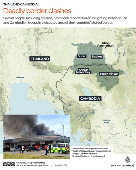 What We Know About Clashes On The Thai Cambodian Border Conflict News