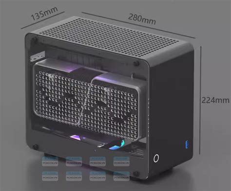 Vỏ Case Máy Tính Mini Itx Geeek C2 Trắng Pcngon