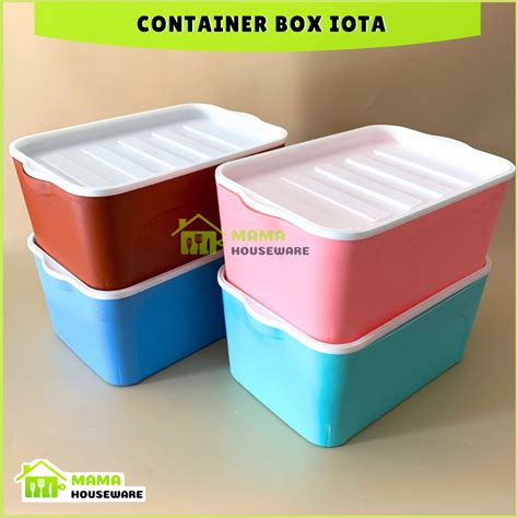 Jual Container Box Tutup Iota Warna Box Storage Serbaguna Kontainer Tempat Penyimpanan