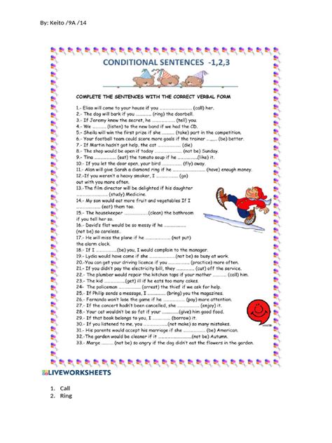 If Conditional English Remedial Pdf