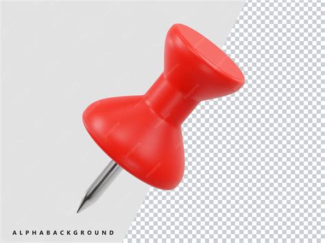 Premium Psd Pin Icon 3d Render