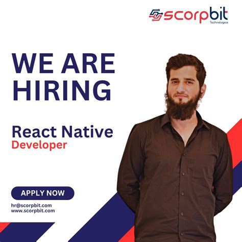 scorpbit on linkedin reactnative developerjobs techcareers innovation