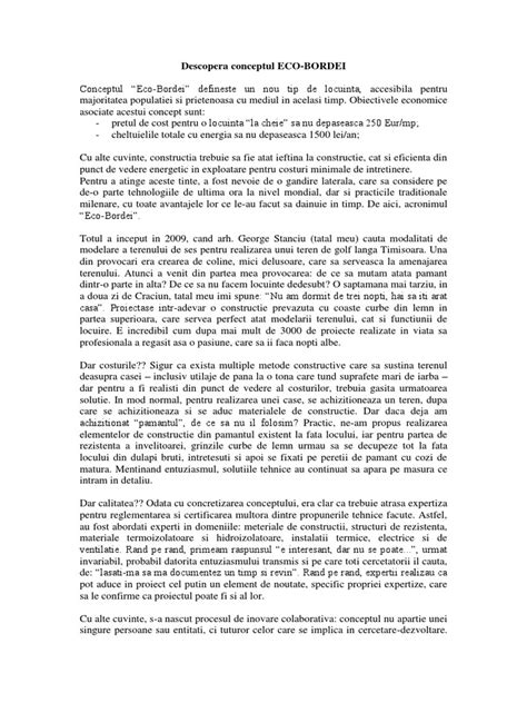 Eco Bordei 100 Fete Ale Inovarii Pdf