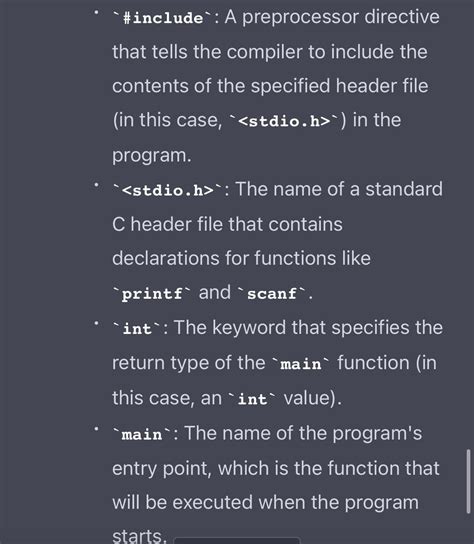 ChatGPT explaining C : r/ProgrammerHumor