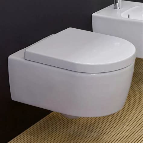 Villeroy And Boch Avento Zestaw Miska Wc Wisząca Deska Wolnoopadająca
