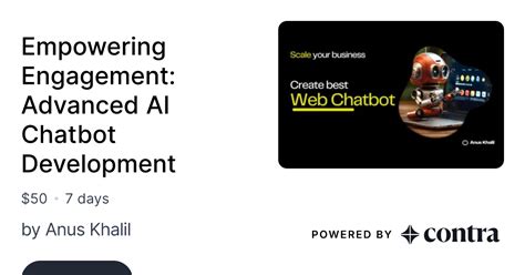 Empowering Engagement Advanced Ai Chatbot Development By Anus Khalil