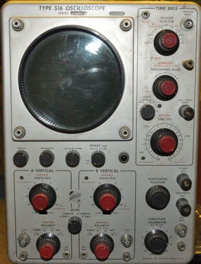Oscilloscope Tektronix 516 Sxxx Oscilloscope Museum