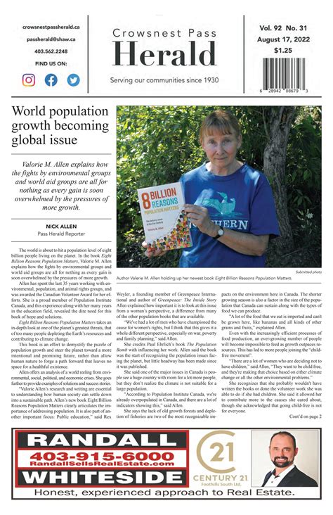 Crowsnest Pass Herald By Crowsnestpassherald Issuu