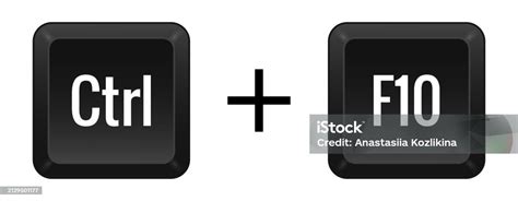 Ctrl F10 Key Combination Keyboard Control Computer Shortcut Laptop Functional Input Device Ctrl F10 Key Combination Keyboard Control Computer Shortcut Laptop Functional Input Device