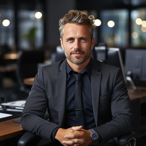 Premium Ai Image Photo Of A 40 Year Old German Business Man Smiling