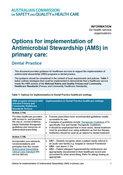 Resources For Implementation Of The Preventing And Controlling
