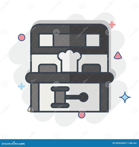 Icon Mole Game Related To Amusement Park Symbol Comic Style Simple Design Editable Stock