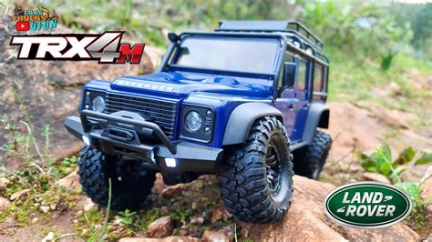 Traxxas 118 Scale Trx4 M Land Rover Defender Unboxing And First