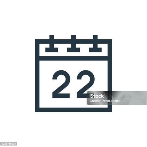 흰색 배경에서 격리된 캘린더 벡터 아이콘입니다 웹 사이트 디자인 및 모바일 앱 개발을위한 개요 얇은 라인 캘린더 아이콘 얇은 줄